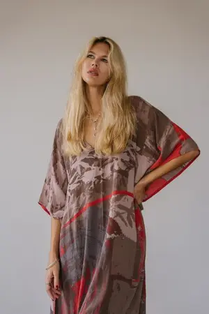 SUN CHILD Long Caftan Ronna
