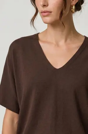 LIVERPOOL V-neck Dolman Pullover - Java