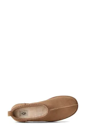 UGG Tasman Deconstructed Genuine Shearling Lined Slipper - Chestnut