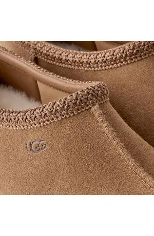 UGG Tasman Deconstructed Genuine Shearling Lined Slipper - Chestnut