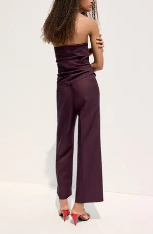 Mango Strapless Jumpsuit