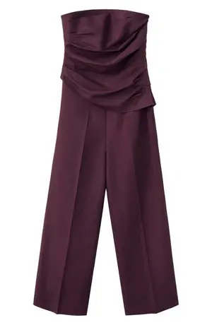 Mango Strapless Jumpsuit