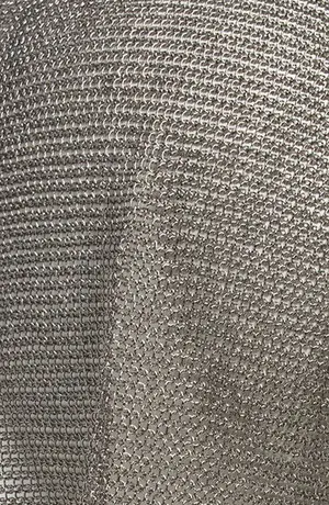 Tasha Metallic Head Scarf - Silver