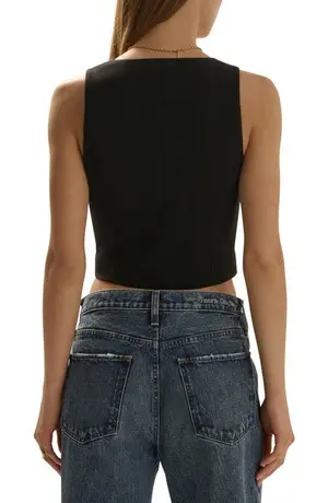 FAVORITE DAUGHTER The Little Classic Vest - Black