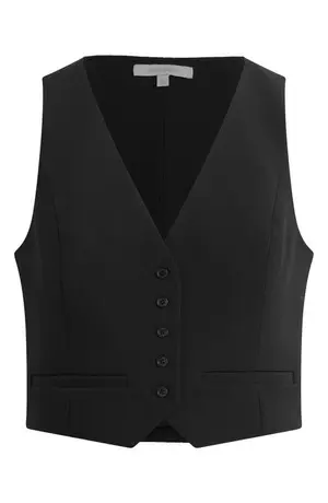 FAVORITE DAUGHTER The Little Classic Vest - Black