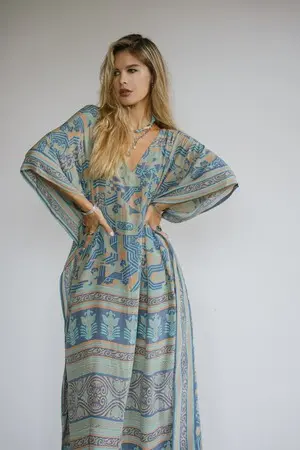 SUN CHILD Long Caftan Marley