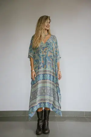 SUN CHILD Long Caftan Marley