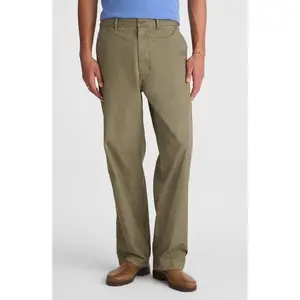 Madewell Cotton Poplin Utility Pants - Olive