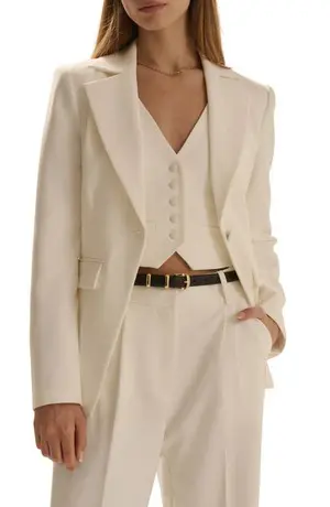FAVORITE DAUGHTER The Classic Blazer - Pearl