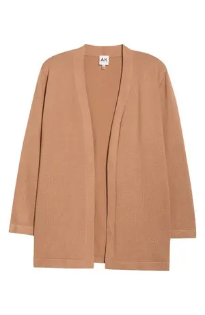 Anne Klein Chatham Open Front Cardigan - Vicuna
