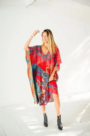 SUN CHILD Long Caftan Xandra