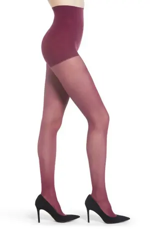 Dkny Light Opaque Control Top Tights - Port