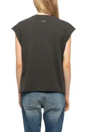 Zadig&Voltaire Cloe Graphic Cotton Tank
