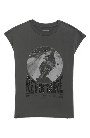 Zadig&Voltaire Cloe Graphic Cotton Tank
