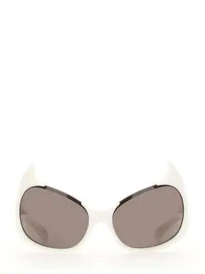 Balenciaga Gotham Cat Eye Sunglasses - White