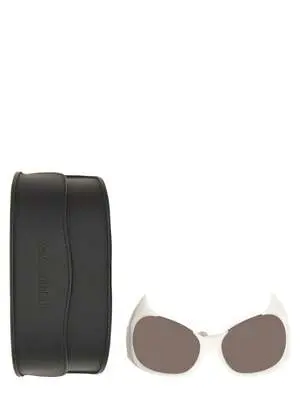 Balenciaga Gotham Cat Eye Sunglasses - White
