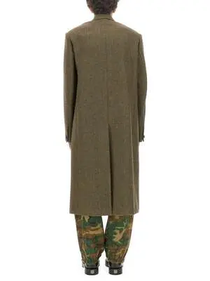 Givenchy Oversize Double Breasted Wool Coat