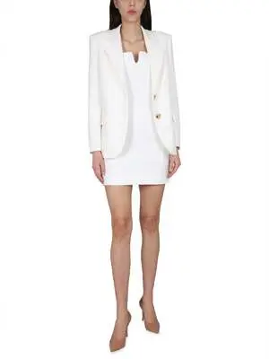 Moschino Single-breasted Jacket With Heart Detail