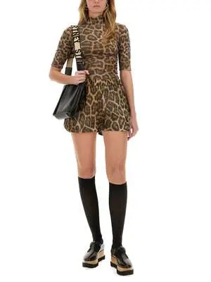 Stella McCartney Shorts With Animal Pattern
