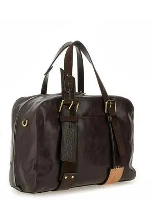 Moschino Leather Handheld Bag