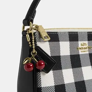 COACH OUTLET Nolita 19 With Gingham Print And Charm
