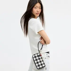 COACH OUTLET Nolita 19 With Gingham Print And Charm