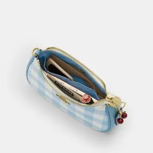 COACH OUTLET Teri Mini Crossbody Bag With Gingham Print And Charm