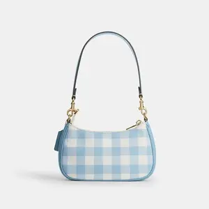 COACH OUTLET Teri Mini Crossbody Bag With Gingham Print And Charm