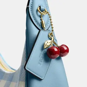 COACH OUTLET Emily Shoulder Bag With Gingham Print And Charm