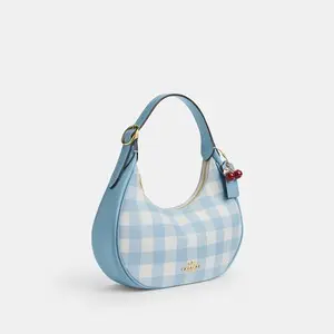 COACH OUTLET Emily Shoulder Bag With Gingham Print And Charm