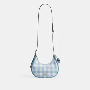 COACH OUTLET Emily Shoulder Bag With Gingham Print And Charm