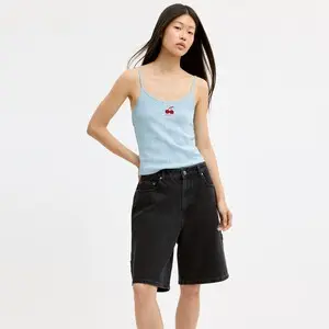 COACH OUTLET Cherry Pointelle Knit Tank - Blue