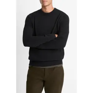 Vince Cashmere Crewneck Sweater - Black