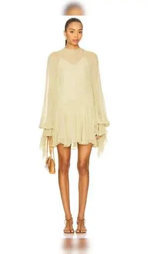 DE LA VALI Terran Mini Dress - Sand