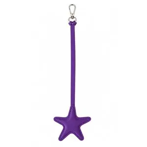 F3ROG BY RANA Leather Starfish Keychain - Purple