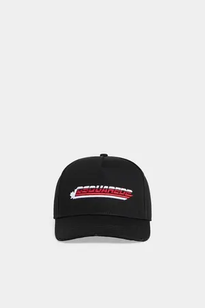 Dsquared2 Embroidered Baseball Cap - Black
