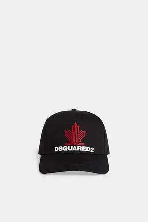 Dsquared2 Maple Leaf Baseball Cap - Black