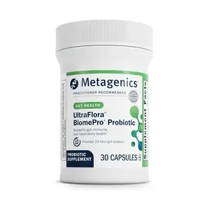 METAGENICS Ultraflora Biomepro Probiotic Supplement 105 Billion Cfu Multistrain Formula With Lactobacillus Acidophilus - No Color