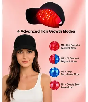 LOVERY Laser Cap Led Red And Blue Light Therapy Hat