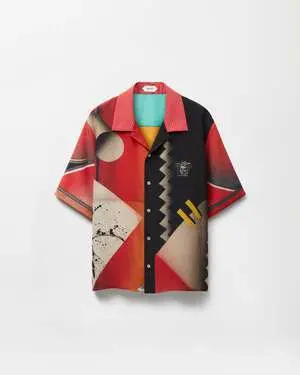 Versace Printed Crêpe De Chine Silk Shirt - Print