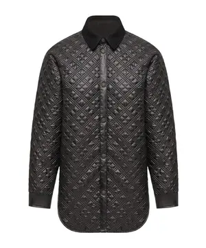 Moncler Corduroy-trimmed Quilted Shirt Jacket