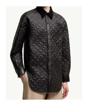 Moncler Corduroy-trimmed Quilted Shirt Jacket