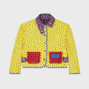 Celine Patchwork Jacket In Silk And Cotton