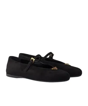 Prada Suede Ballerinas