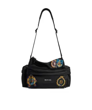 Balenciaga Explorer Multipocket Weekender Small - Black/multicolor