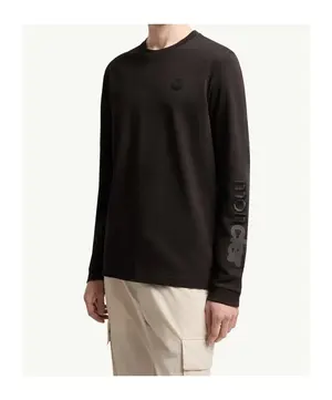 Moncler Cotton Jersey Long Sleeve T-shirt