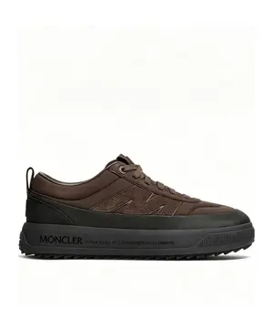 Moncler Altive Nubuck Suede Sneakers - Brown