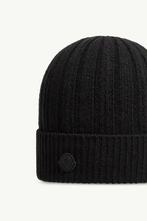 Moncler Rib-knit Wool Beanie