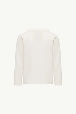Moncler Double Logo Long Sleeve Cotton T-shirt
