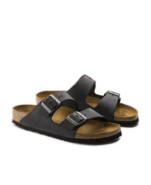 BIRKENSTOCK Logo Slippers